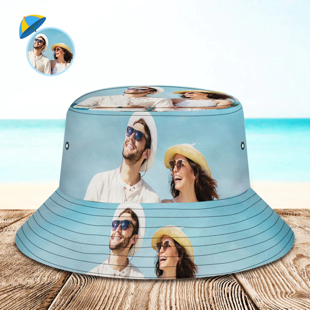 Unisex All Over Print Bucket Hat with Text - MadeMine Custom Drop Shipping