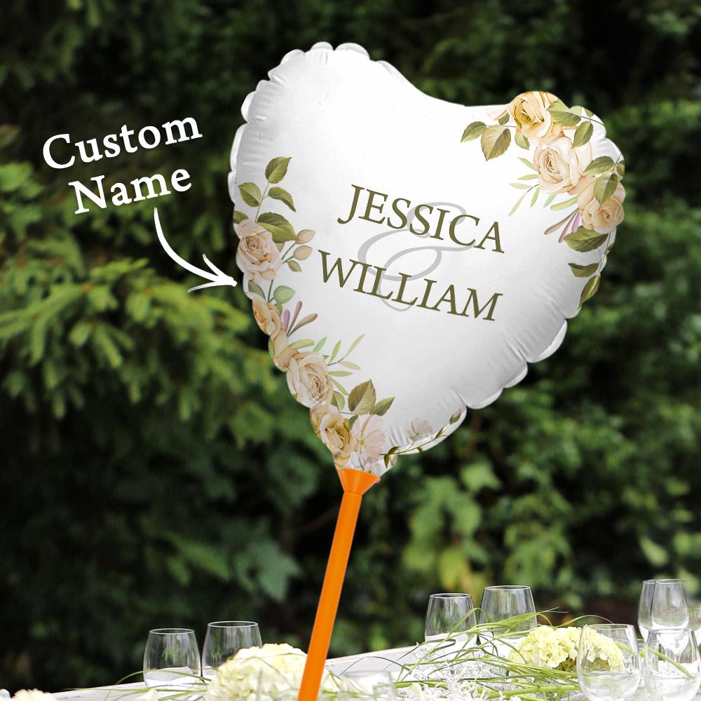 Personalized Name Balloons Wedding Marriage Anniversary Party ...