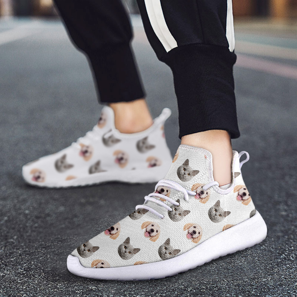 Personalized Face Sneakers Custom Funny Sports Shoes - MadeMine Custom ...
