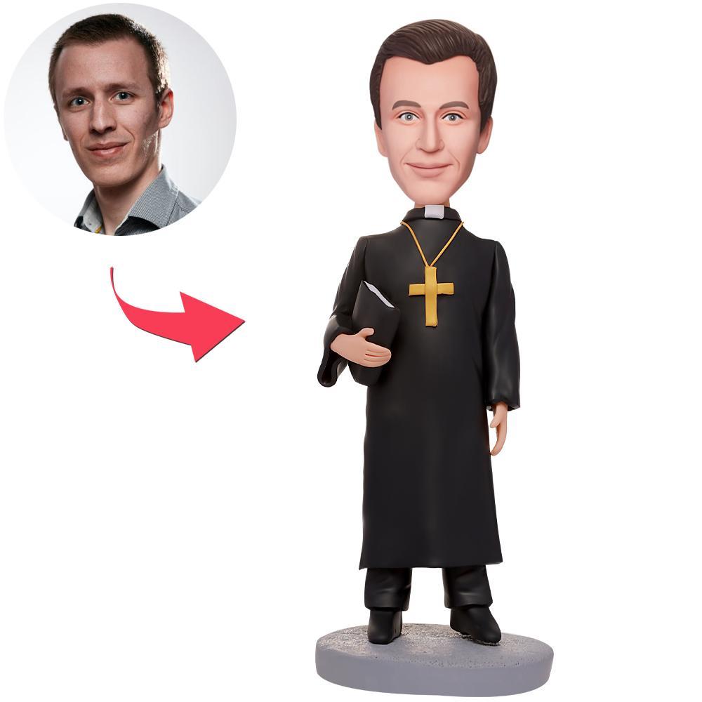 Priest Custom Bobbleheads With Engraved Text - MadeMine Custom Drop ...