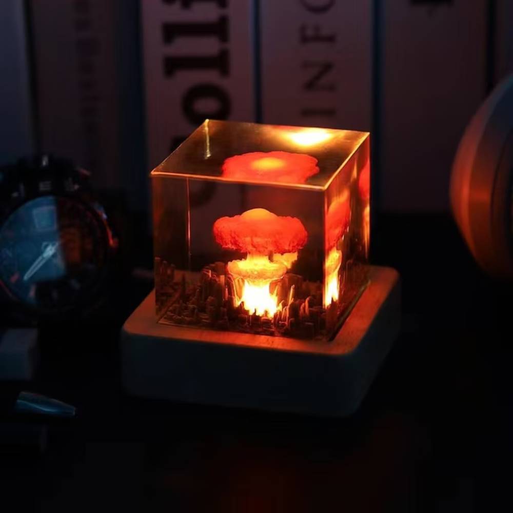 Explosion Bomb Resin Lamp Atomic Bomb Resin Night Light Storm Cloud ...