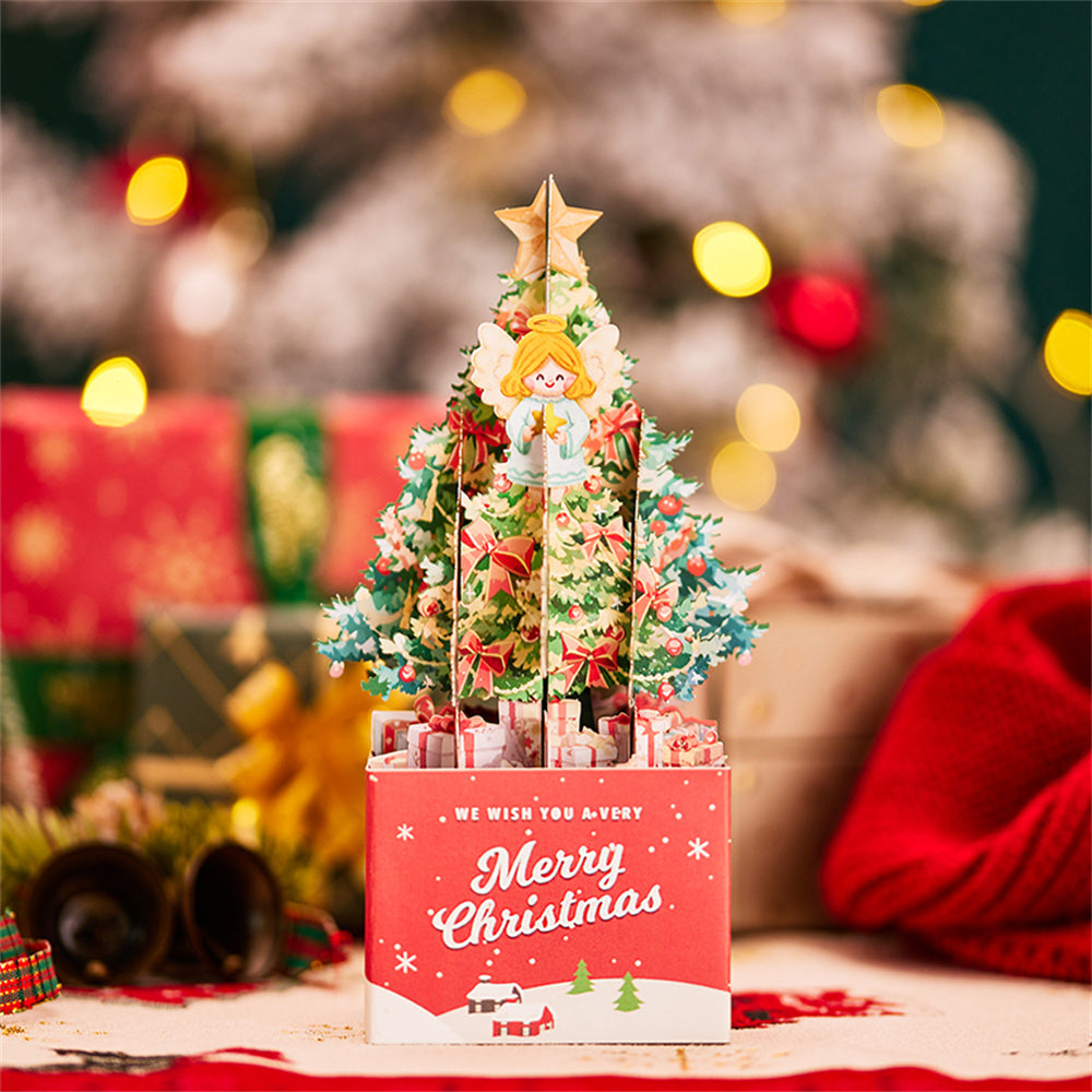 Christmas 3D Pop Up Card Christmas Tree Box Greeting Card - MadeMine ...