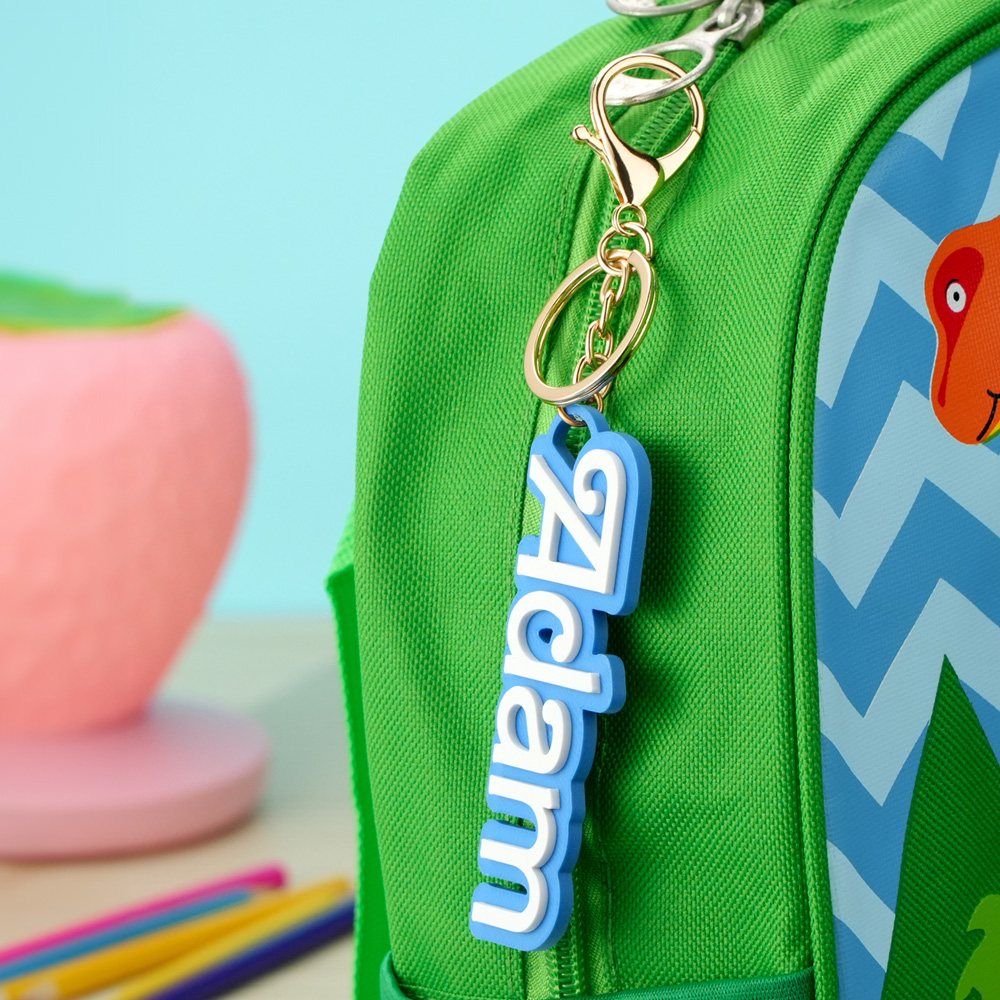 Personalized Backpack Name Tag Bag Charm Back to School Gift for ...