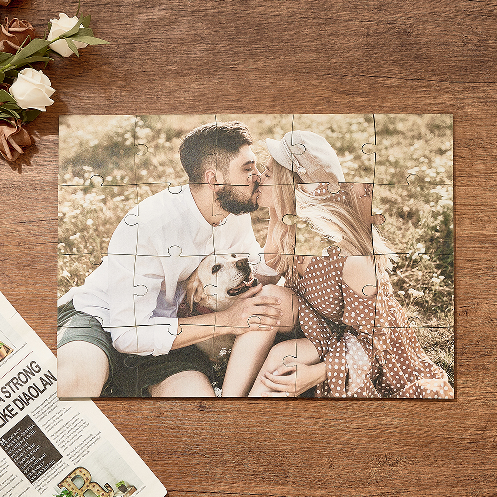 Custom Wooden Jigsaw Puzzle 30CM*42CM (20 Pieces) - Without Frame ...