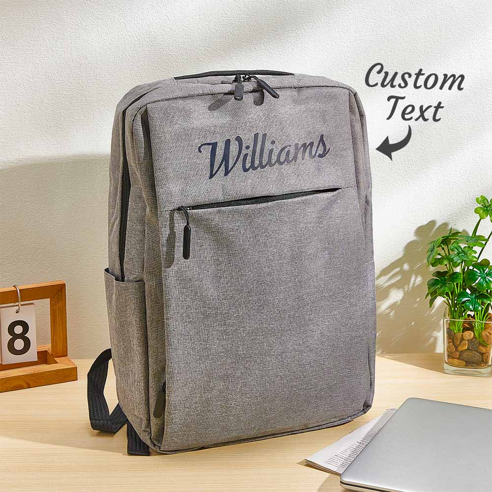 Personalized Name Backpack College School Computer Bag Gift for for Men ...