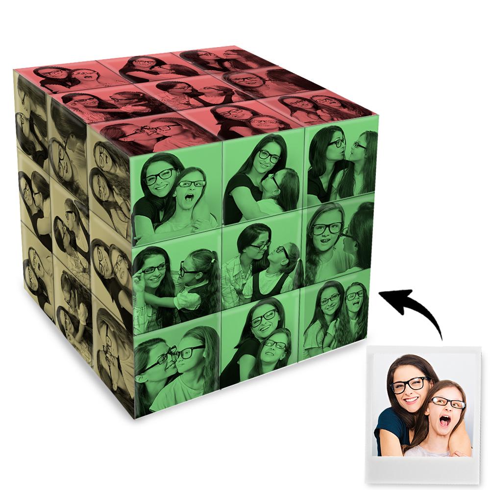 Photo Frame Multi Filter Decoration Multiphoto Colorful Rubic's Cube Gift For Mother's Day ...