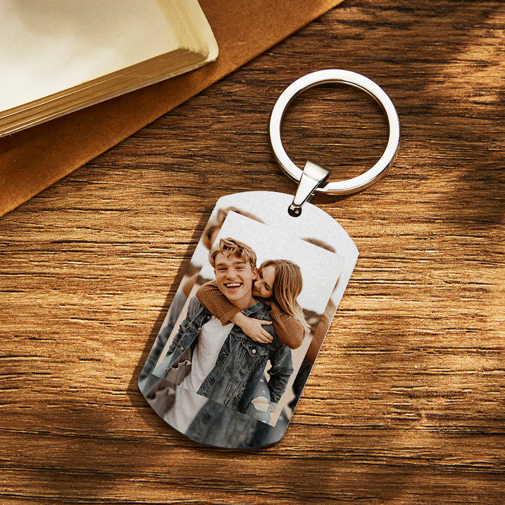Boyfriend Keychains Gift for Boyfriend Photo Keychain Custom Keychain ...